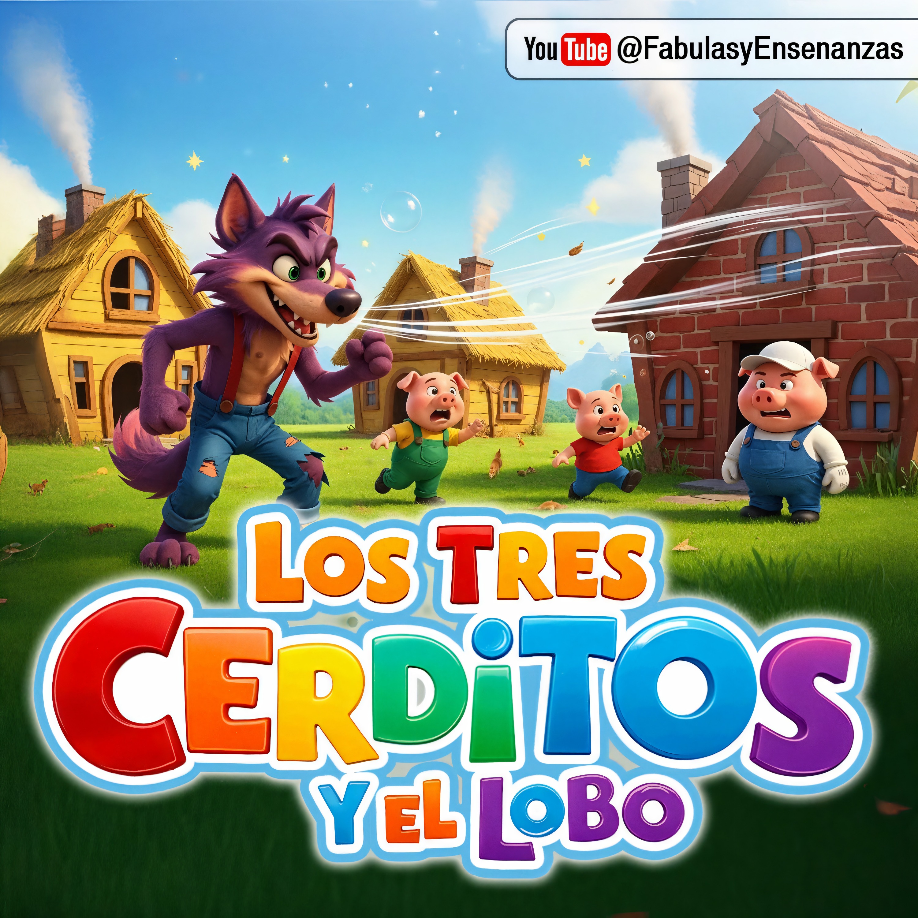 Los Tres Cerditos Y El Lobo Cuentos Clásicos Infantiles Cuentos